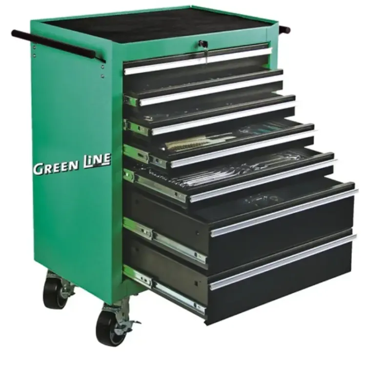 CARRO FERRAMENTAS COMPLETO 7 GAVETAS MANNESMANN